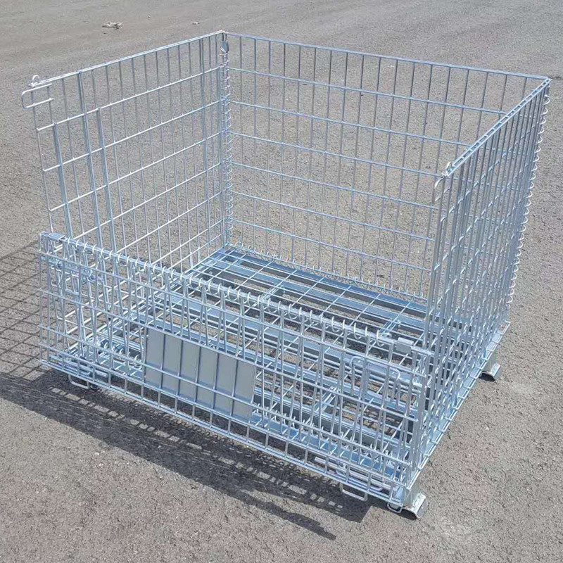 Foldable Galvanized Storage Cages – 1000KG Capacity