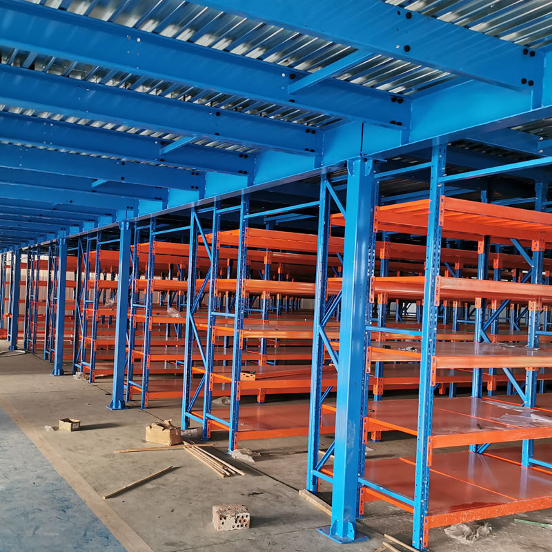 Steel Mezzanine Shelving for Heavy-Duty Warehouse Storage