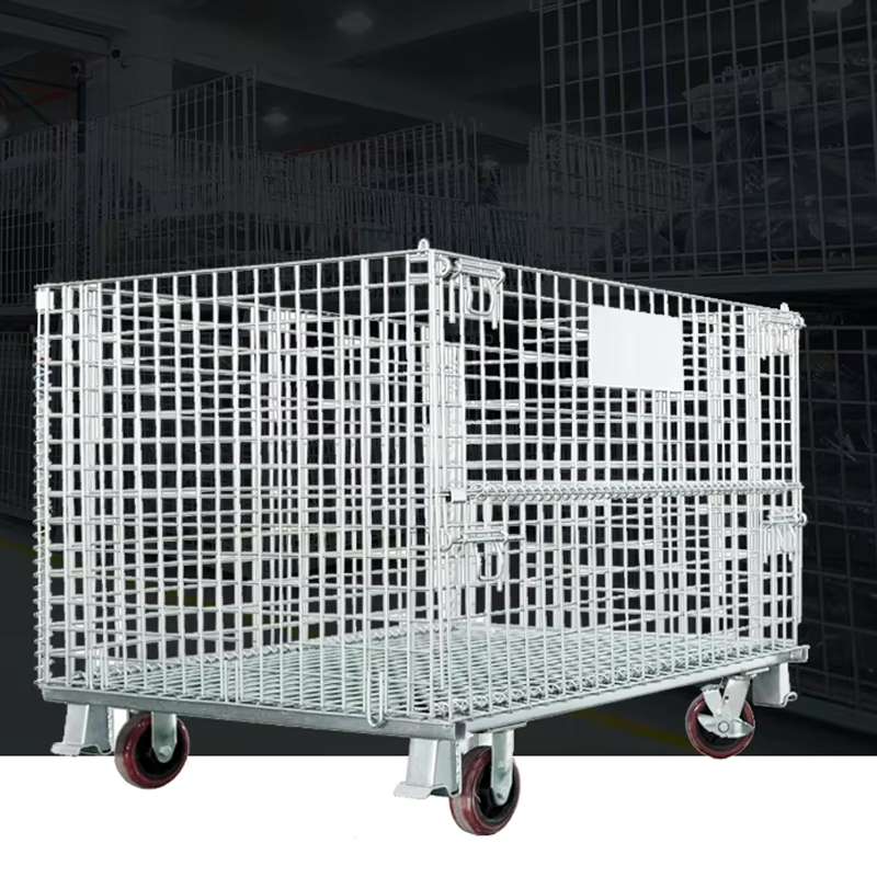 High-Strength Steel Storage Cage with 500kg Load